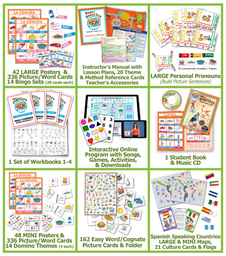 Learn Spanish fast with the Spanish for Kids School Program!