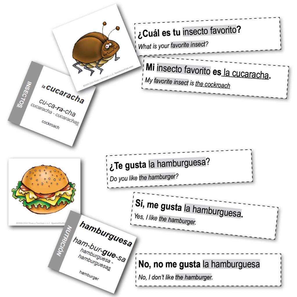 Spanish For Kids Creative Teaching Aids | Risas Y Sonrisas